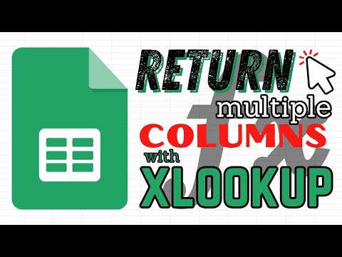 Google Sheets: Use XLOOKUP to Return Multiple Columns (HSTACK Function)