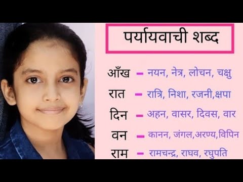 parayayvachi shabd in Hindi #synonymswordsinhindi