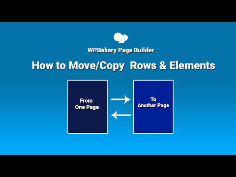 How to copy page builder row to another page in WPBakery Page Builder using Page Builder Elements