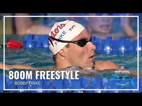 Bobby Finke Takes the Gold in 800 Free A Final | 2022 Phillips 66 National Championships | Irvine CA
