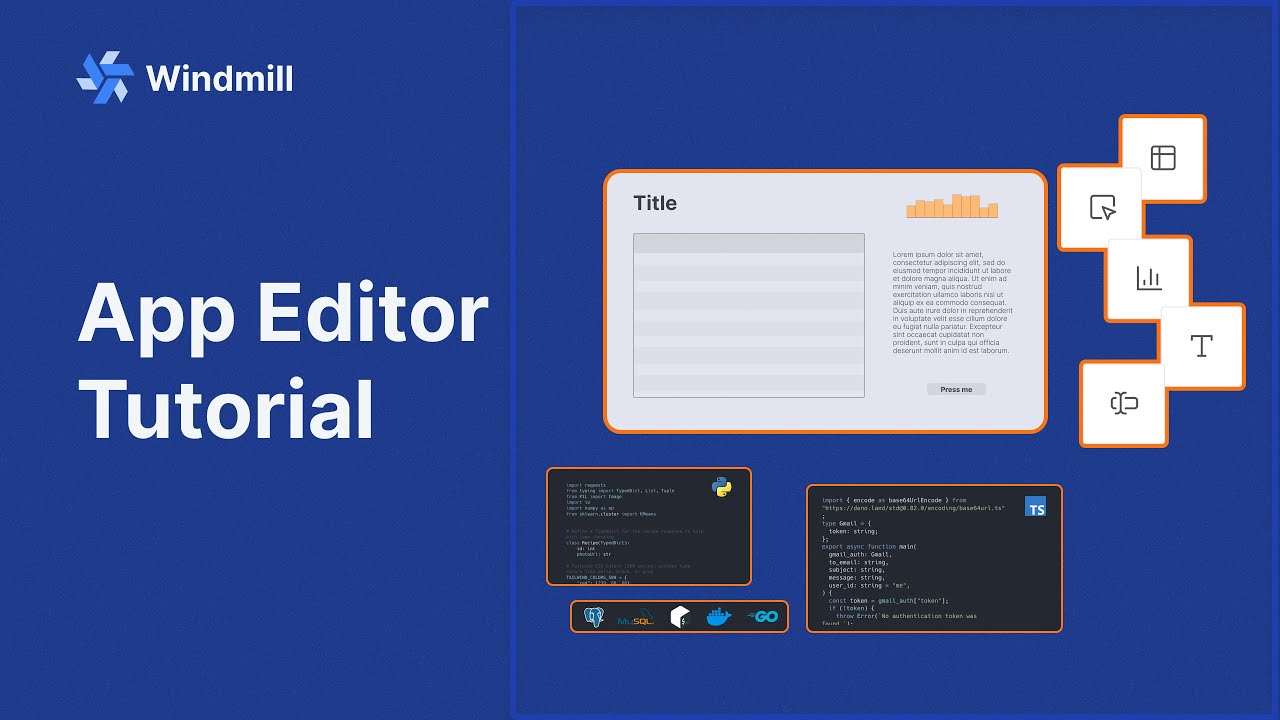 App Editor Tutorial