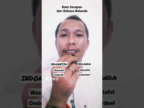 Kata Serapan Bahasa Indonesia dari Bahasa Belanda | #shorts
