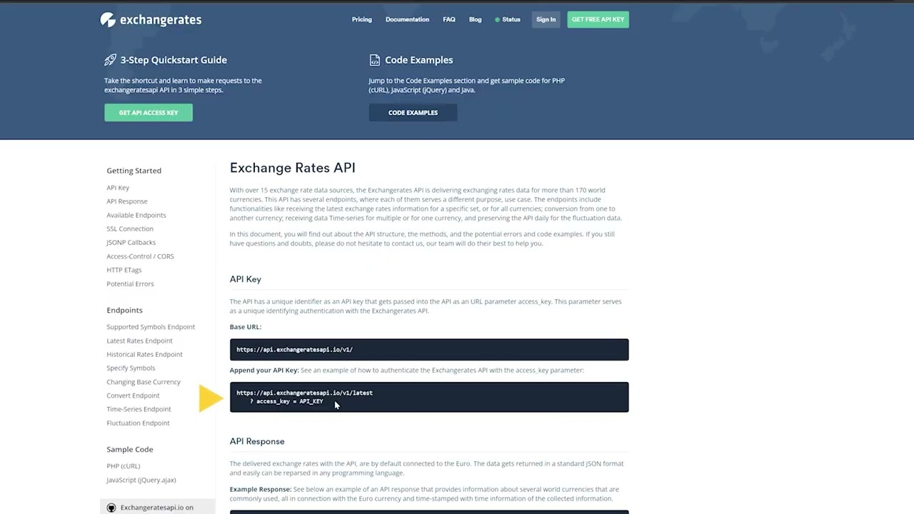 Learn How To Use Exchangerates API | Currency Converter