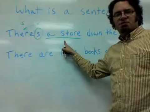 What is a sentence?