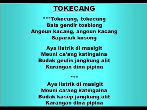 TOKECANG - Lagu dan Tari Nusantara - Lagu Anak