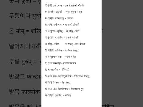 korean words meaning in nepali language #epstopik