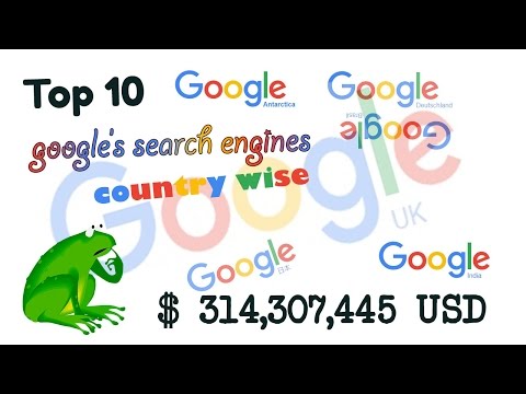 top 10 googles search engines country wise