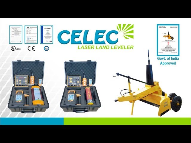 Laser Land leveler Machines - Celec Slope Laser Land Leveler ...