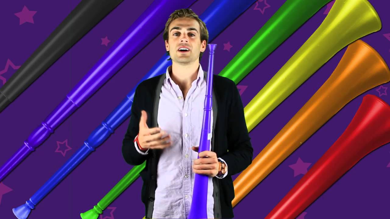 How To Use a Vuvuzela Horn - How To Blow a Vuvuzela/Stadium Horn