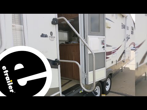 Install: Stromberg Carlson Folding Handrail for RVs on a 2007 Starcraft Homestead Lite Fifth Wheel