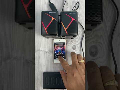 Amazon Basics Gaming speaker.