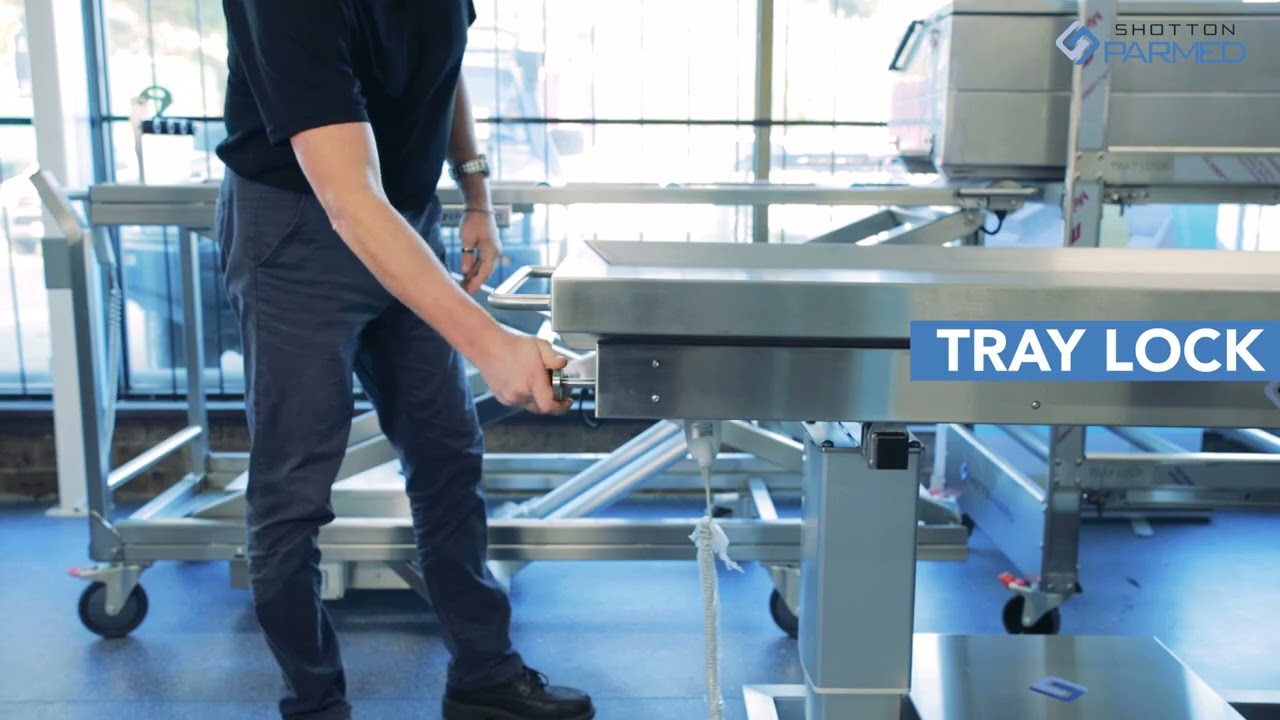 Shotton Parmed - Adjustable Height Trolley