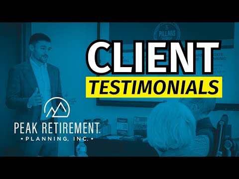 Client Testimonials - Peak Retirement Planning, Inc.