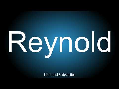 How to correctly pronounce - Reynold.