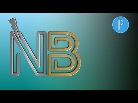 NB New Design Logo Tutorial |Pixellab Logo Tutorial | Mustak Bukhari ❤