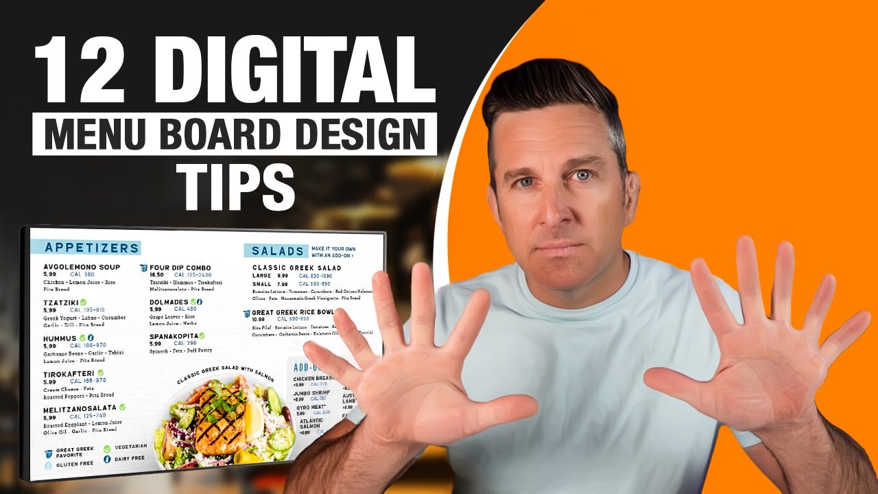 Digital Menu Board Design - 12 Tips to Drive Sales and Improve Your Menus