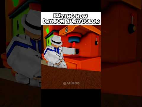 Buying New Dragon Aura Colour #bloxfruits #shorts #gaming
