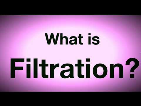 WHAT IS FILTRATION? level 6