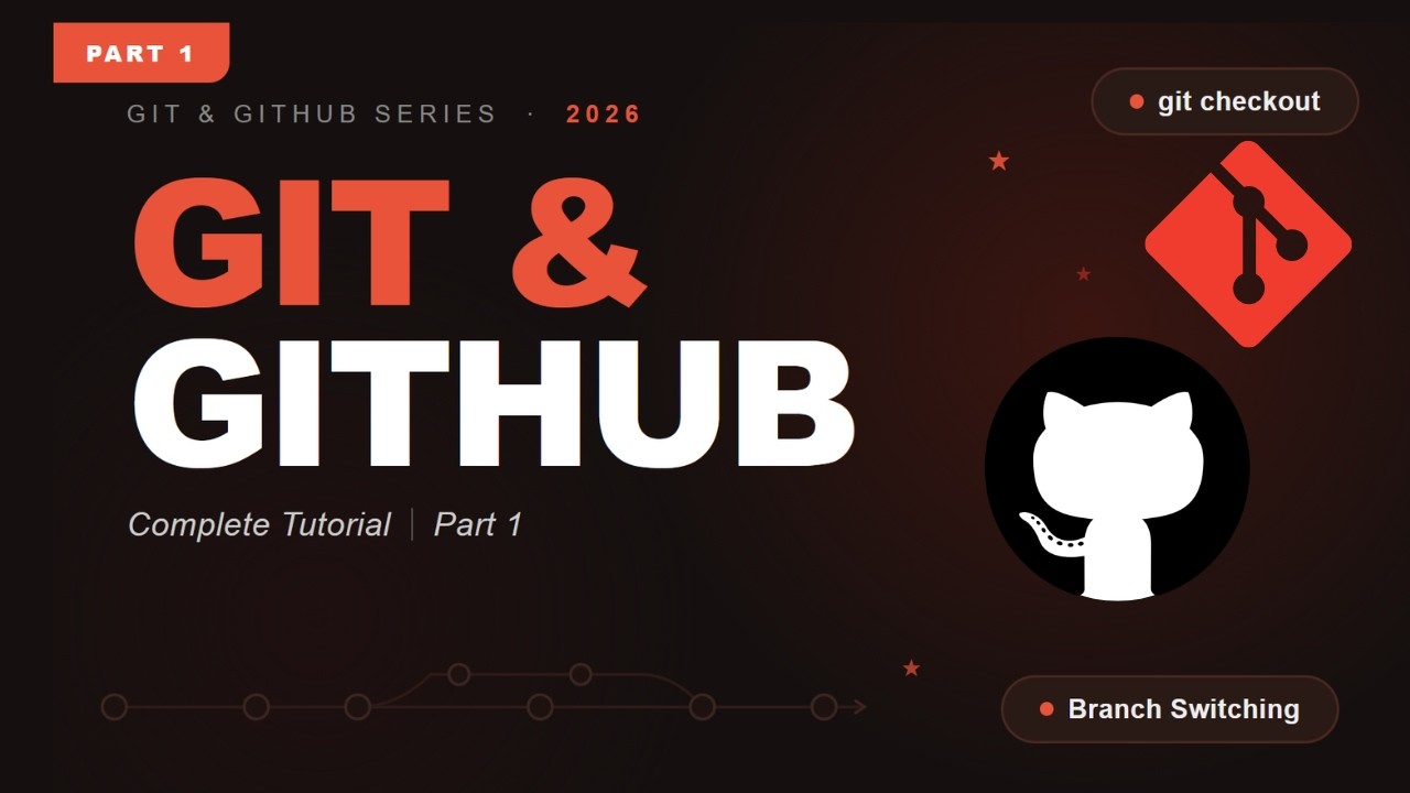 Git & GitHub Tutorial for Beginners – Everything You MUST Know