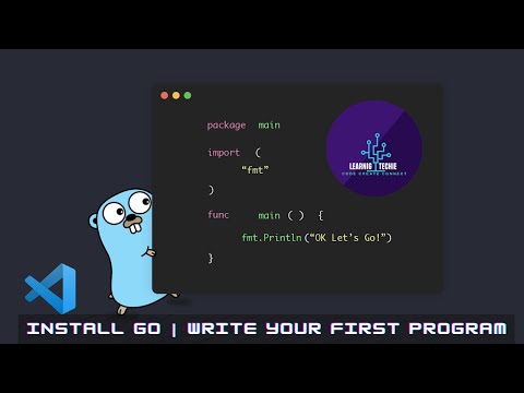 Install Go | Write Your First Program in Go Language | Google Language đĨđĨ