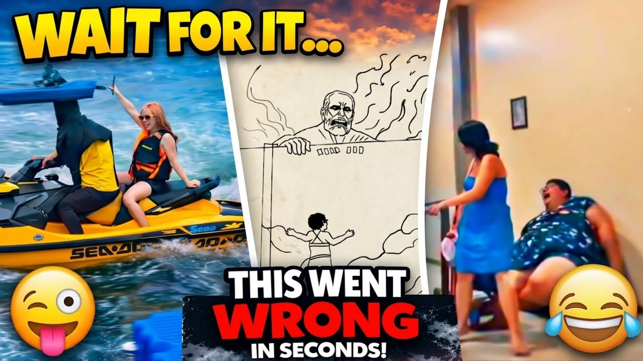 Epic Fails That Will Make You Cry Laughing! |scribble funny situation drawing 😂