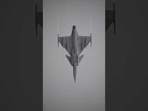 Saab JAS 39 Gripen Shows Off Extreme Agility in Flight