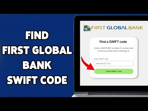 How To Find First Global Bank SWIFT Code 2025 | Locate FGB BIC For International Transfers