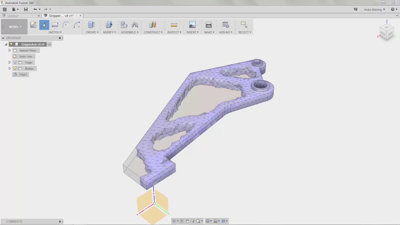 Topology Optimization in Autodesk Fusion 360