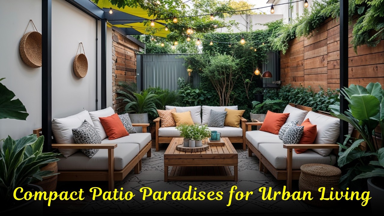 Compact Patio Paradises for Urban Living: Small Outdoor Spaces With Big Design Impact