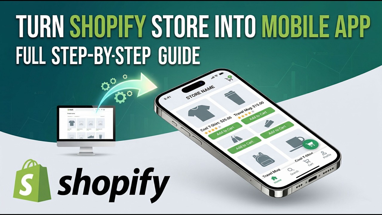 How To Turn Shopify Store Into Mobile App - (2026 Guide!)
