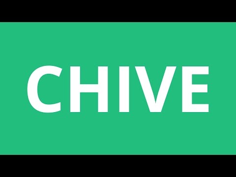 How To Pronounce Chive - Pronunciation Academy