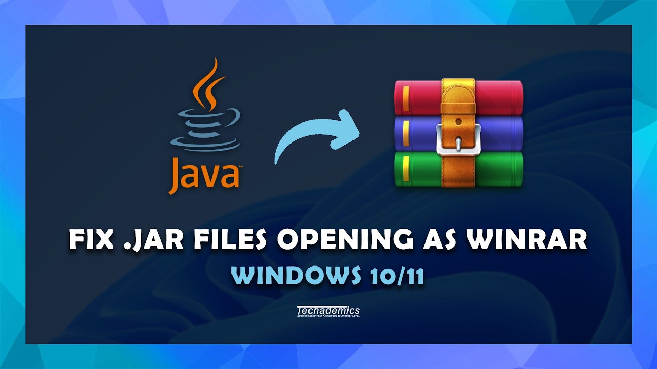 How To FIX Jar Files Opening As Winrar | (Tutorial)