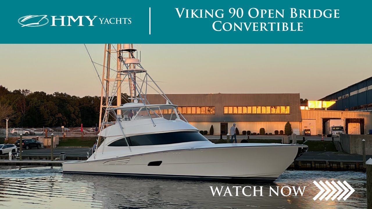 Viking 90 Open Bridge Convertible [Walkthrough]