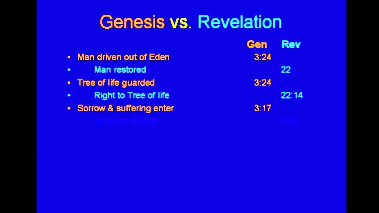 Genesis Vs. Revelation - Chuck MIssler