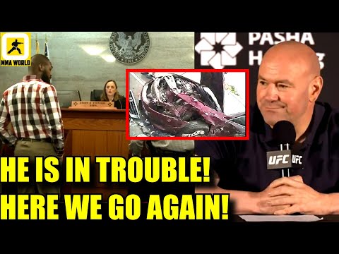 Jon Jones just got hit with a new criminal charge for fleeing scene of an accident,Dana White