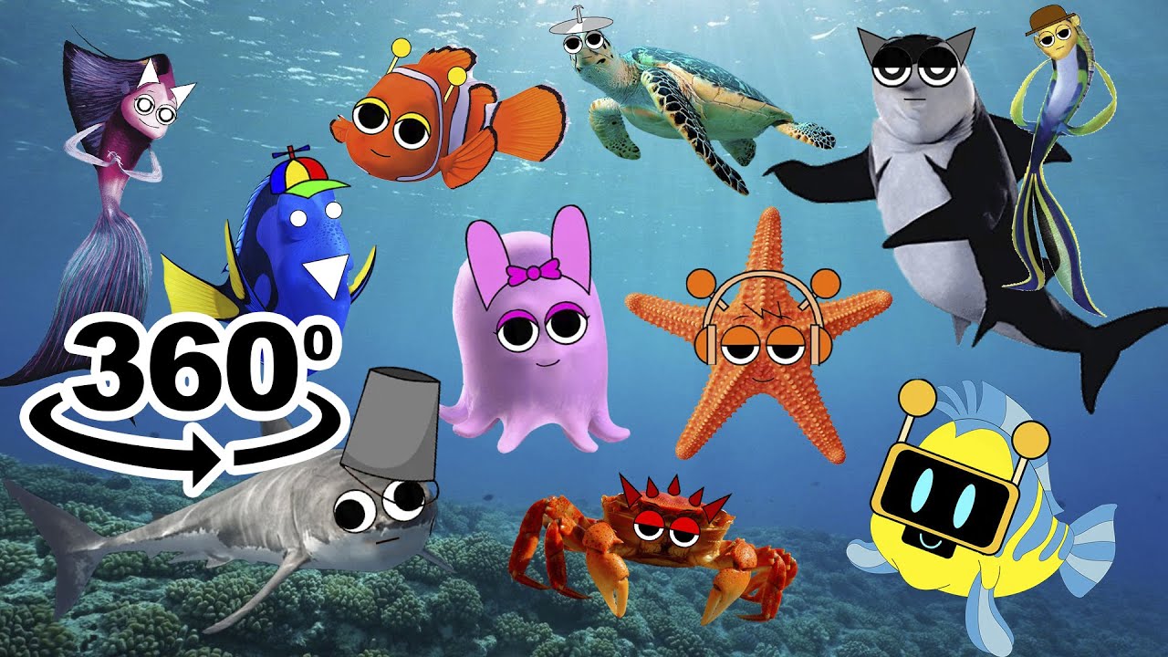 All Oceanic Sprunki Compilation 360º