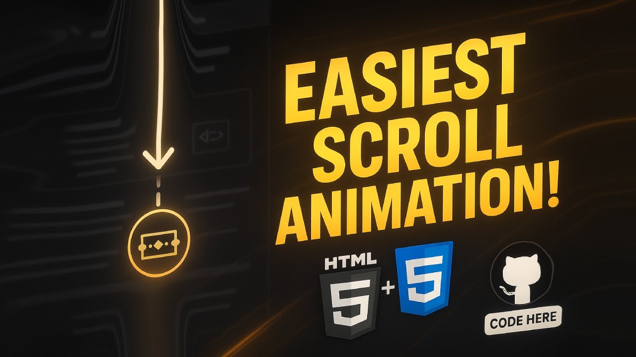 Add Scroll-animation to your website in the EASIEST way 🔥!!  [Github-AOS]