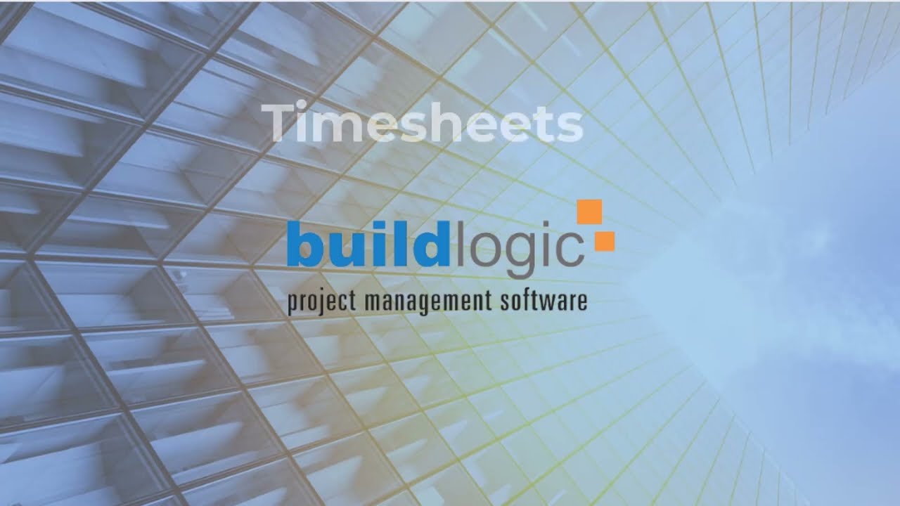Timesheets in Buildlogic