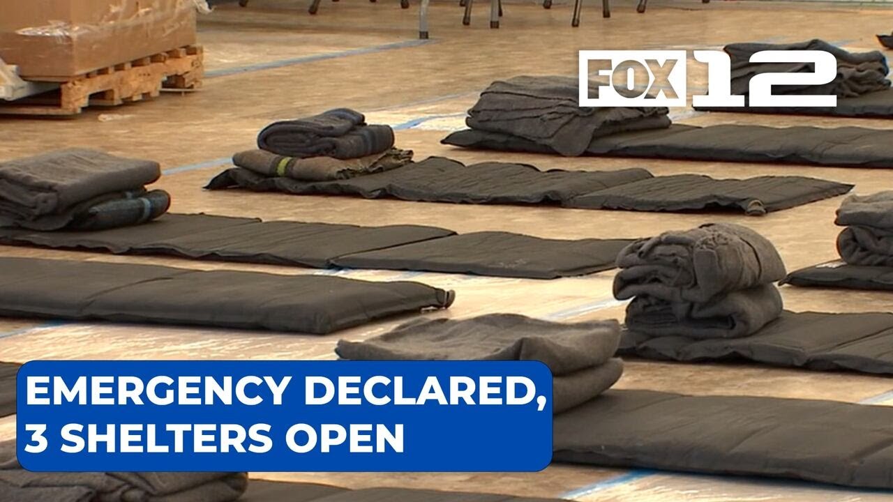 Multnomah County declares emergency, opens three warming shelters