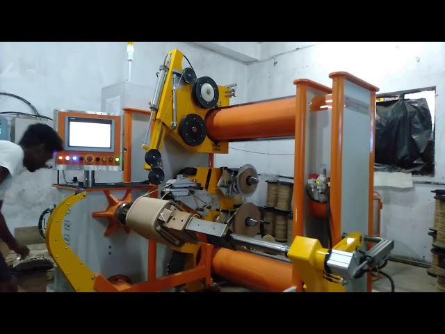 Transformer HV Coil Winding Machine - AGI-0815 Automatic Graded ...