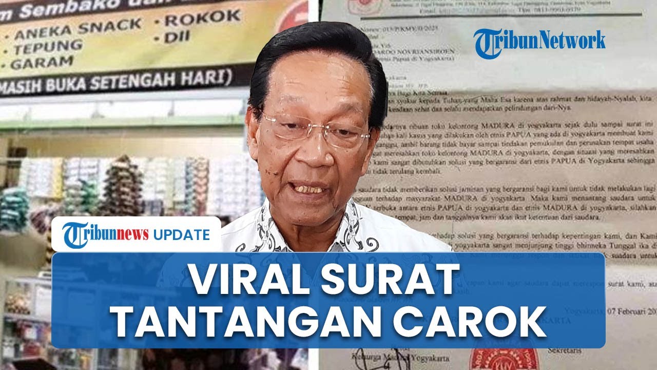 Viral Surat Tantangan Carok Buntut Kisruh di DIY, Komunitas Madura ...