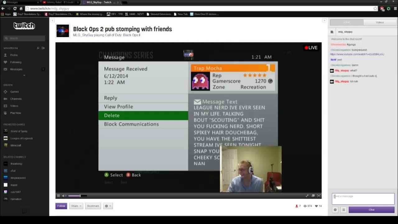 Fucking With Twitch Nerds Pt.1