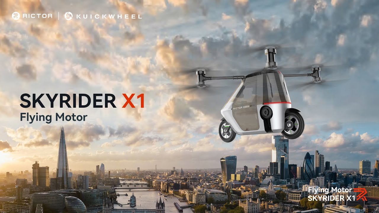 This Bonkers Flying Electric Motorcycle Promises You'll Never Get Stuck ...