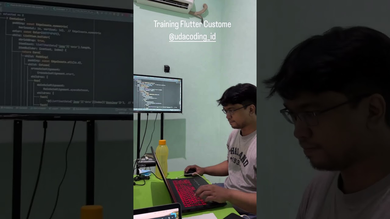 Training Flutter Costum Project with Udacoding #jagocoding #jagoflutter #udacoding #training