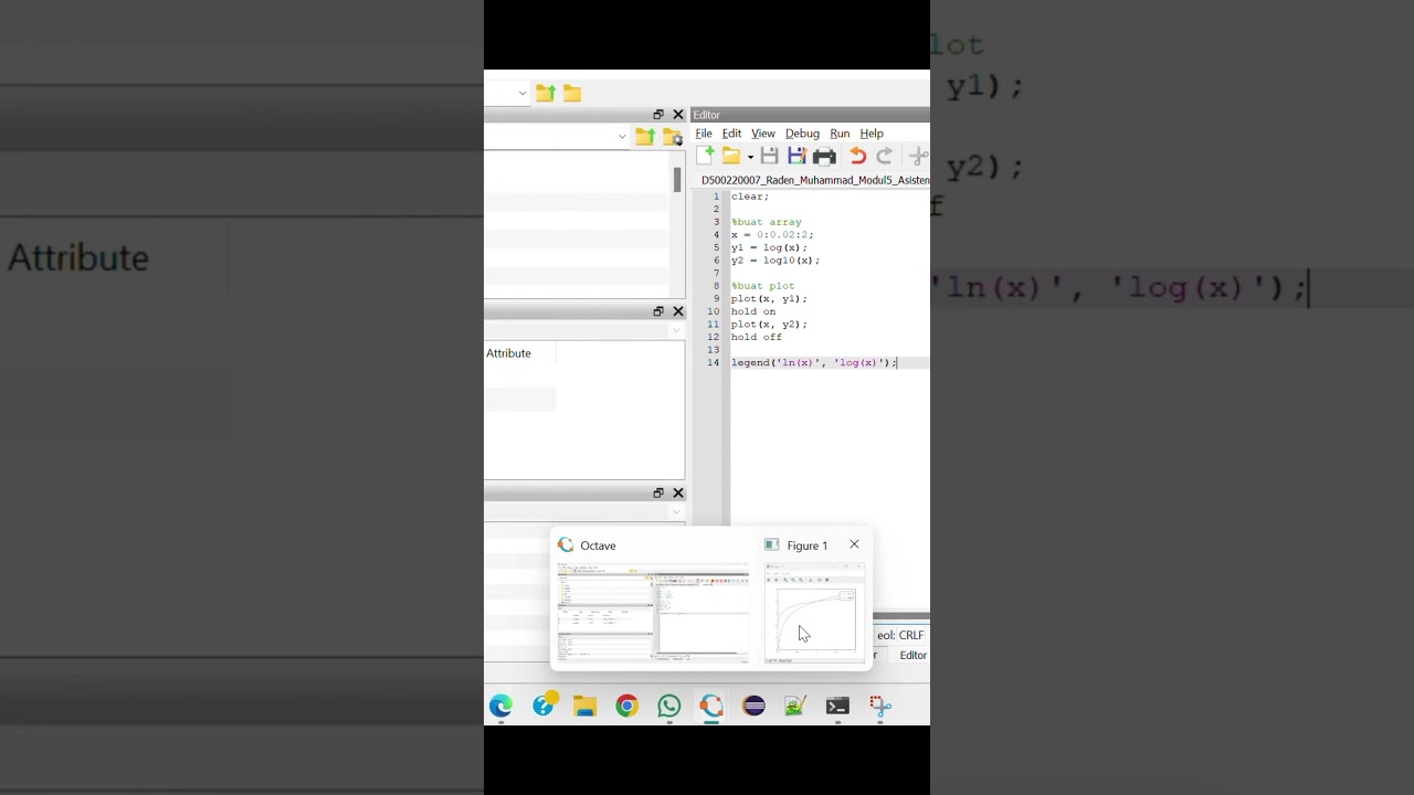 Make Plot GNU Octave / MATLAB