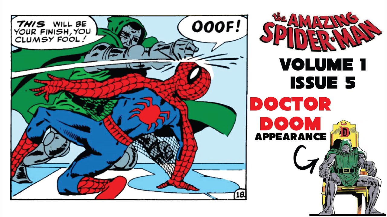 Amazing Spider-Man Volume 1 Issue 5 Comic Book Summary: Doctor Doom Fantastic Four #amazingspiderman