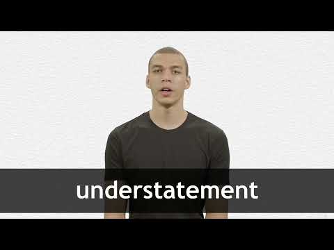 UNDERSTATEMENT - Definition & Translations | Collins English Dictionary