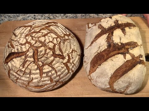 Roggenbrot mit dreistufiger Sauerteigführung