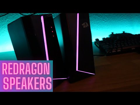 Redragon GS520 RGB Desktop Speakers - Unboxing & Audio Test