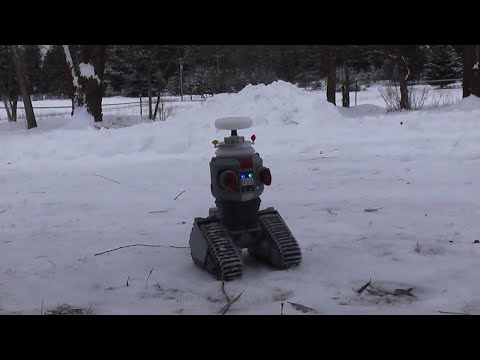 j5-b9 robot body for use with J5 motorized 1/5th scale treads. by ...